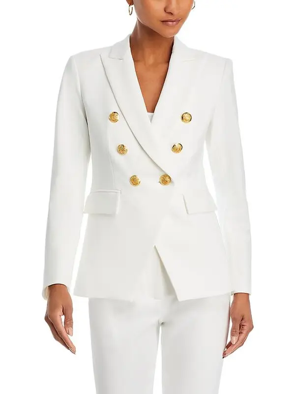 Veronica Beard Miller Dickey Jacket - Off White/gold