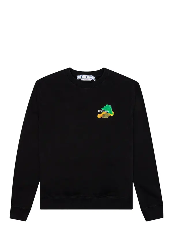 Off-White Brush Arrow Slim Crewneck - Black