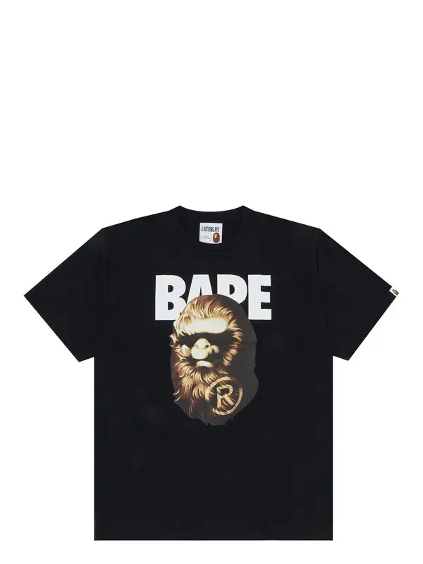 A BATHING APE Ape Head Tee - Black