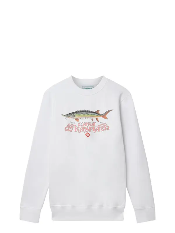 Casablanca X Caviar Kaspia Casa Kaspia Sweatshirt - White