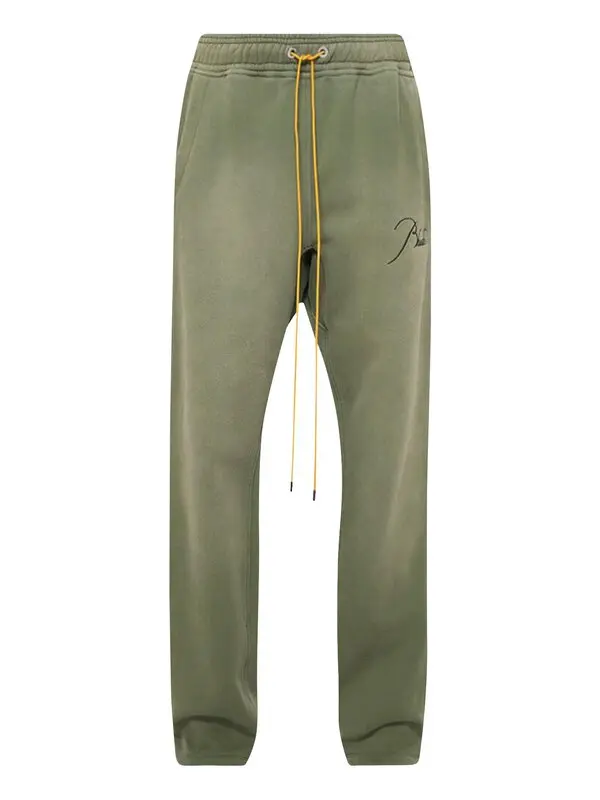 Rhude Drawstring Jogger Sweatpants - Green