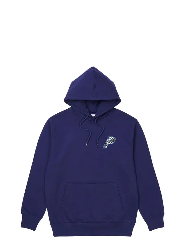 PALACE P-3 Snake Appliqué Hood - Blue