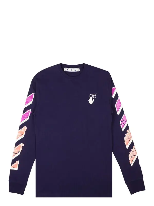 Off-White Diag Marker T-shirt - Purple