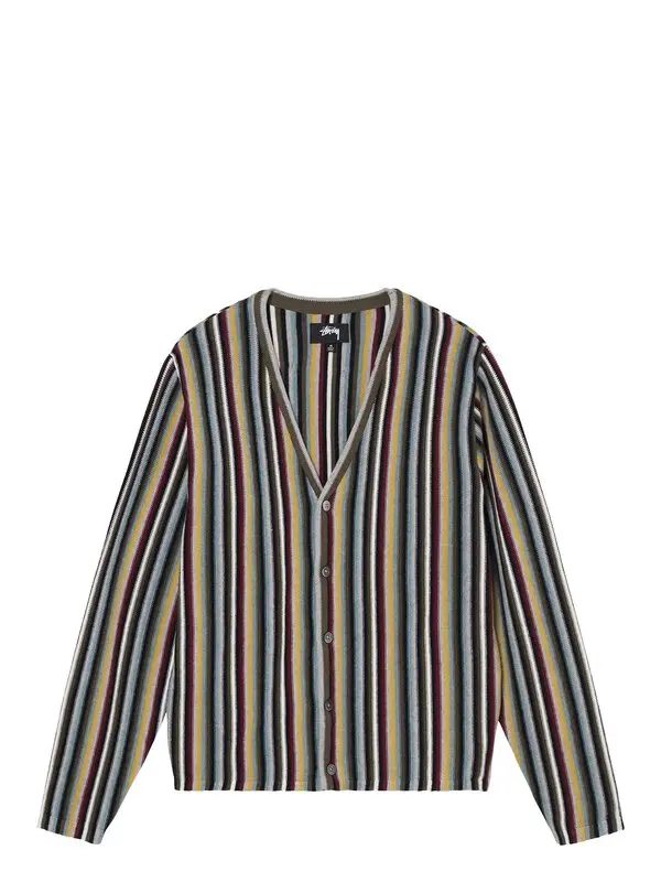 StÜssy Striped Cardigan - Multicolor