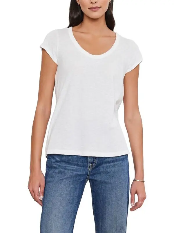 Velvet By Graham & Spencer Kira Tee - White