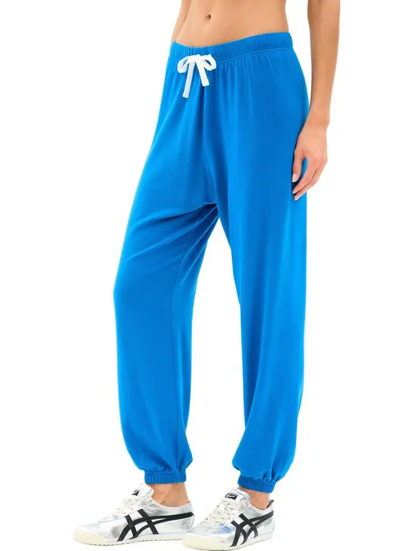 Splits59 Andie Oversized Fleece Sweatpant - Classic Blue