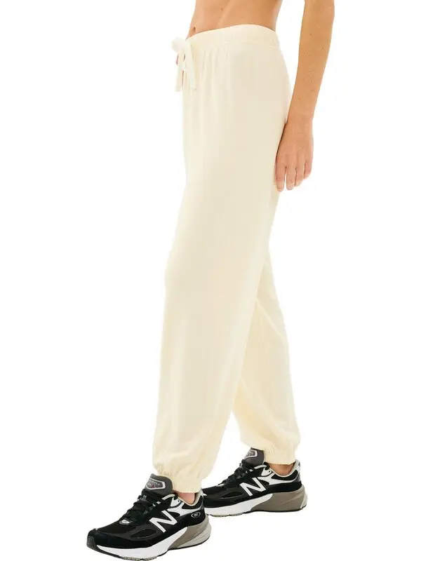 Splits59 Andie Oversized Fleece Sweatpant - Creme
