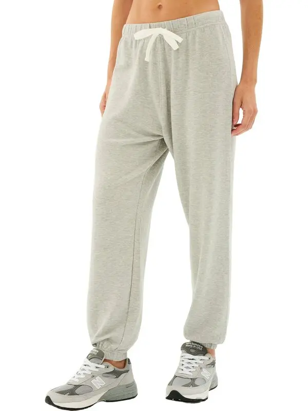 Splits59 Andie Oversized Fleece Sweatpant - Heather Grey