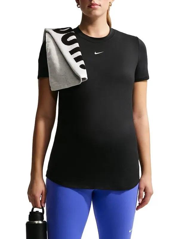 Nike Drill Performance Maternity Top - Black/white