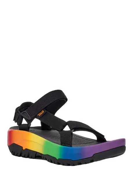 Teva Hurricane Xlt2 Ampsole Brite Wedge Sandal - Black/rainbow