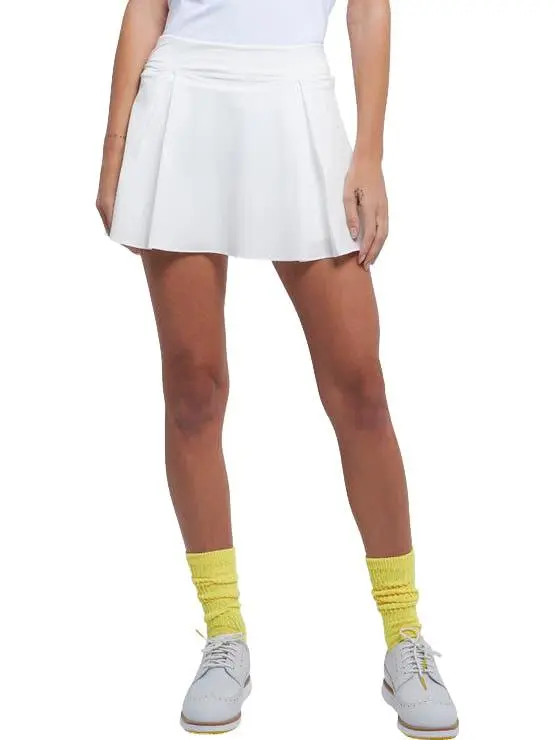 English Factory Sportswear Pleated Skort - White