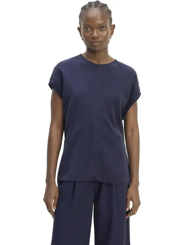 Everlane Drape Top - Navy