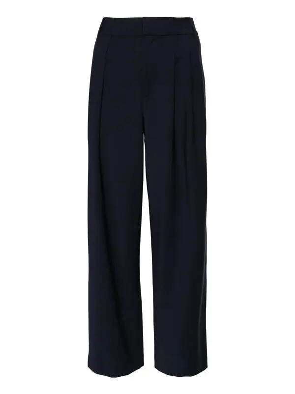 Tibi Stella Palazzo Pants - Blue