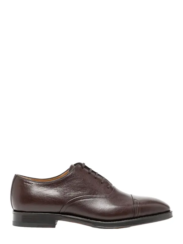 Bally Leather Oxford Shoes - Brown