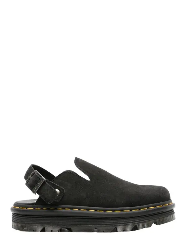 Dr. Martens Zebzag Suede Mules - Black