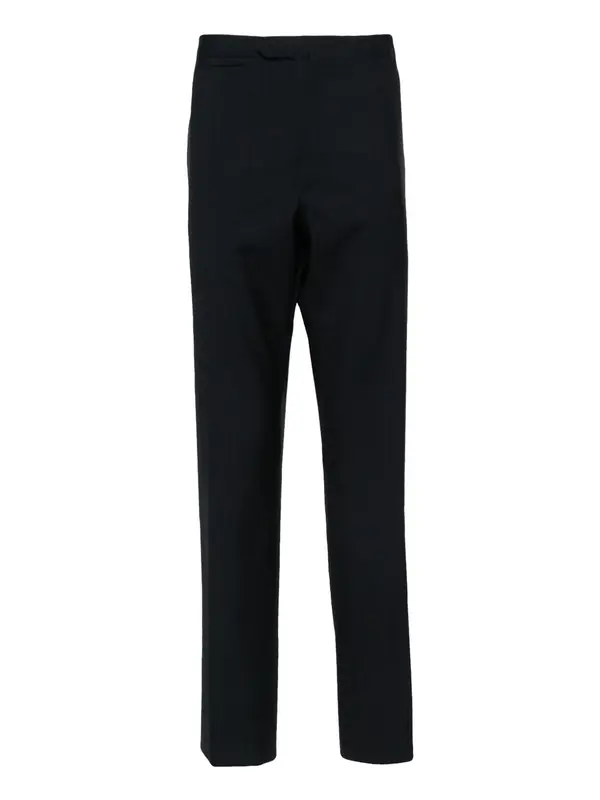 Corneliani Slim-fit Virgin Wool Trousers - Blue