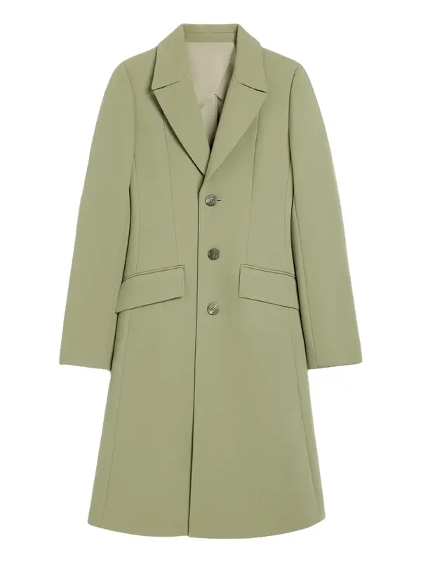 Ami Single-breasted Wool Coat - Green