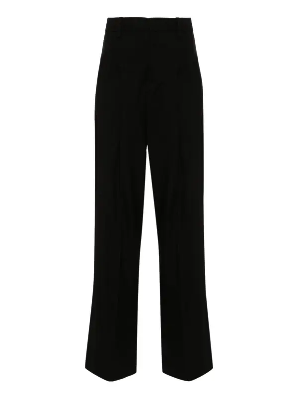 Isabel Marant Staya Straight Trousers - Black