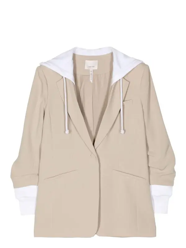Cinq À Sept Khloe Hooded Blazer - Brown