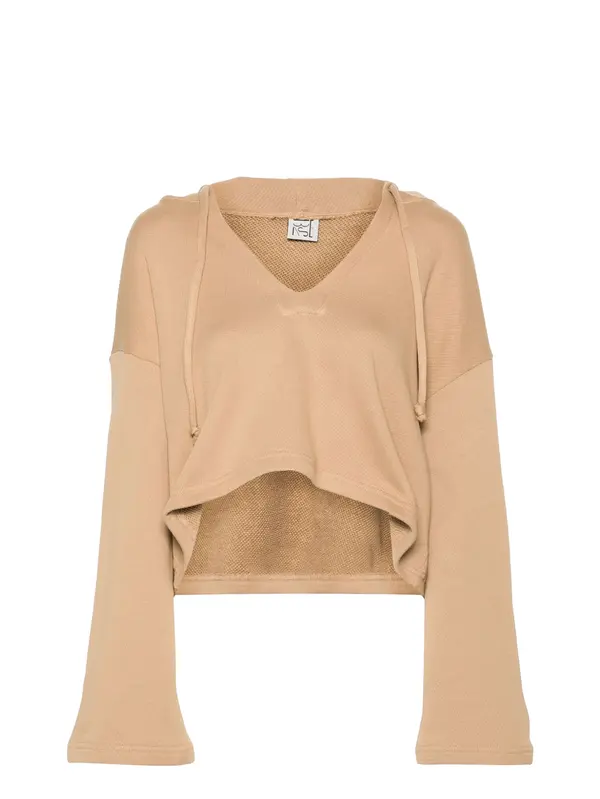 BASERANGE Ordu Cropped Hoodie - Neutrals