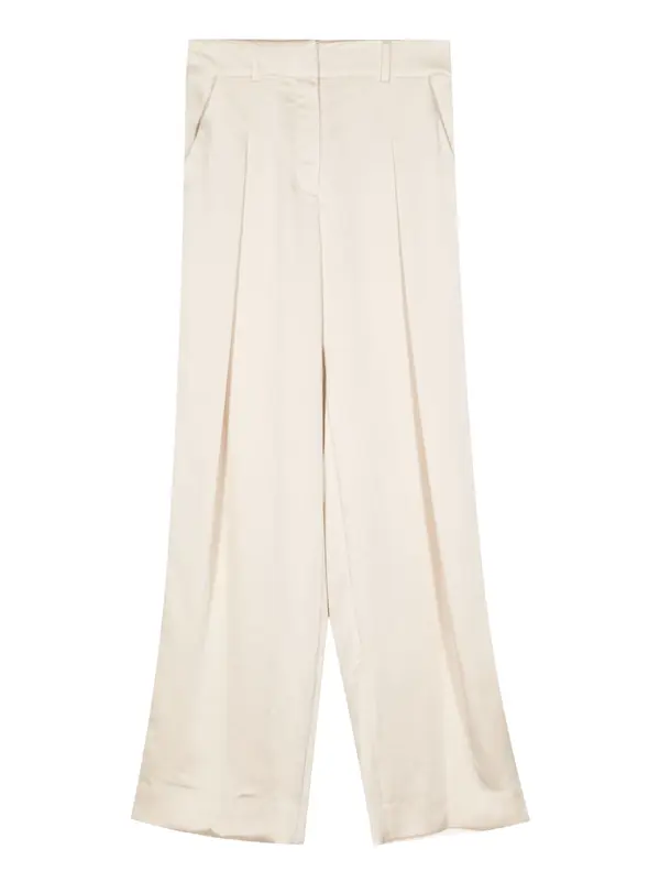 Simkhai Mercer Satin Trousers - Neutrals