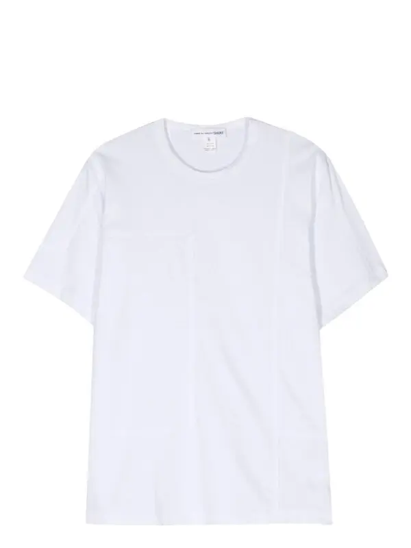Comme Des Garçons Crew-neck Cotton T-shirt - White
