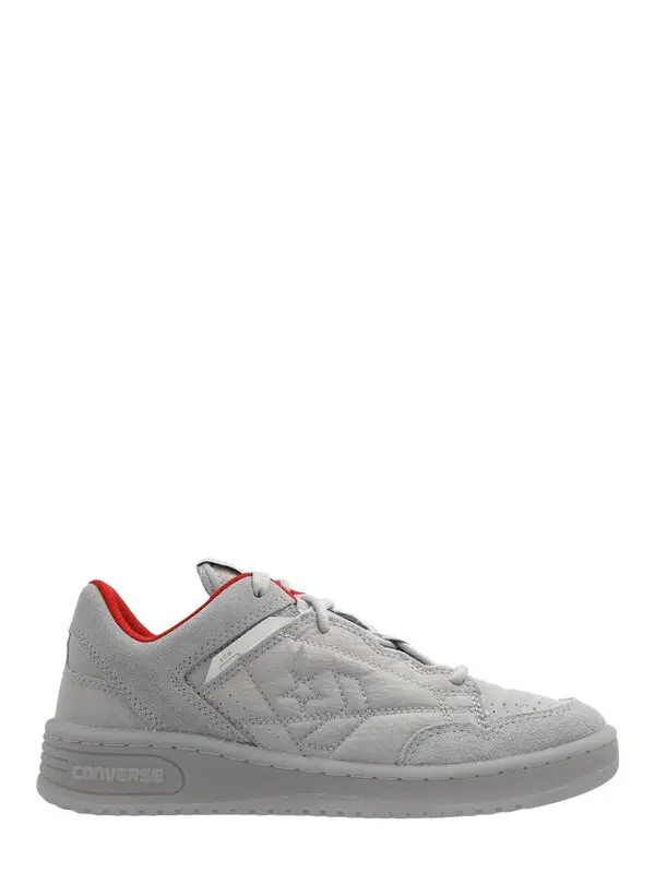 CONVERSE Stitched Pattern Lace-up Sneakers - Grey
