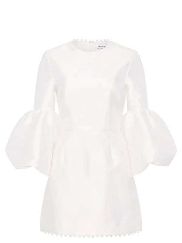 Rebecca Vallance Cristine Pearl-embellished Minidress - White