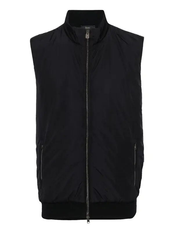 Herno Panelled Gilet - Blue