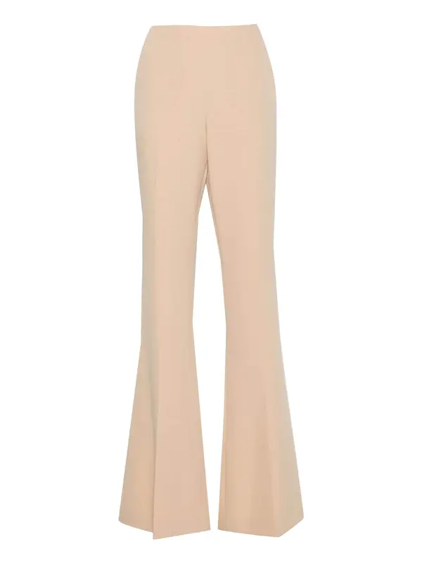Ermanno Scervino Pressed-crease Flared Trousers - Neutrals
