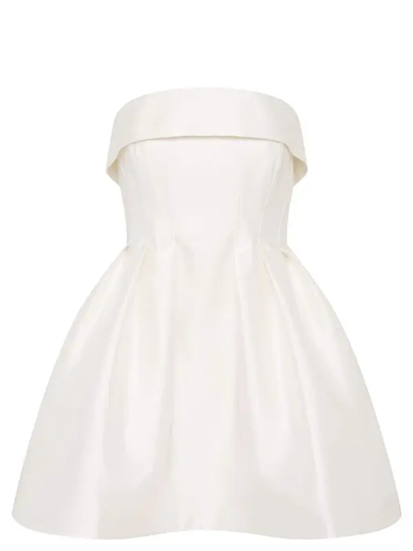 Rebecca Vallance Cristine Strapless Mini Dress - White