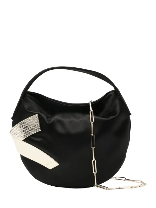 GENNY X-jewel Satin Mini Bag - Black