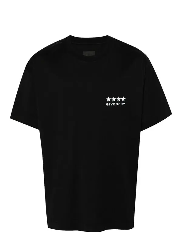 Givenchy 4g Printed Cotton T-shirt - Black