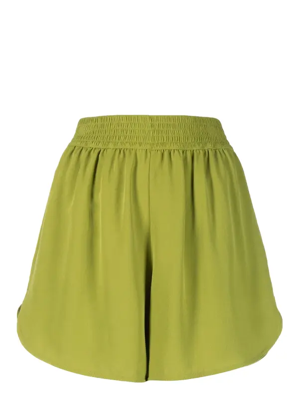 PAULA Elasticated-waist Shorts - Green