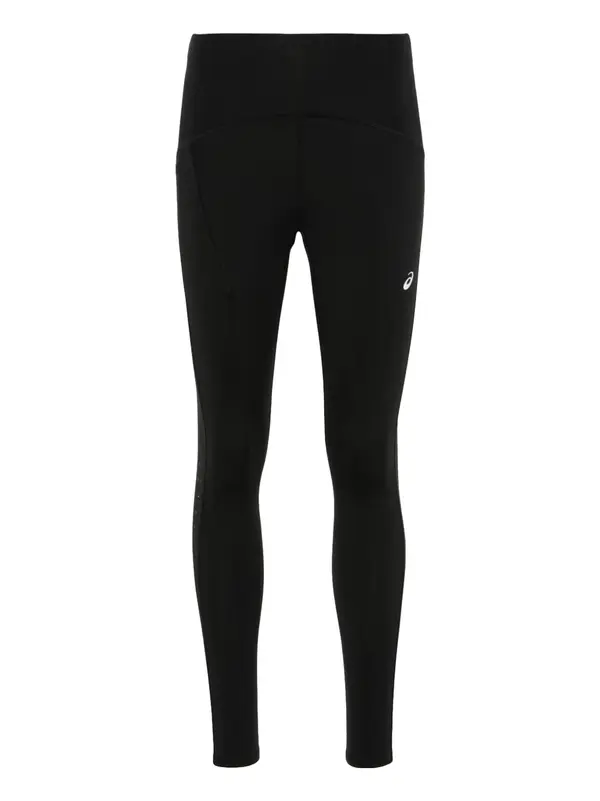 Asics Logo-print Performance Leggings - Black