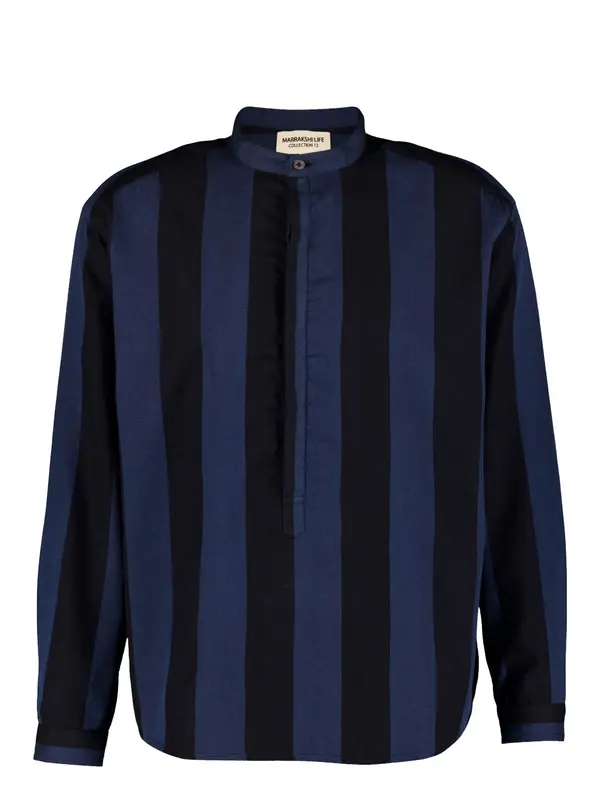 MARRAKSHI LIFE Striped Shirt - Blue