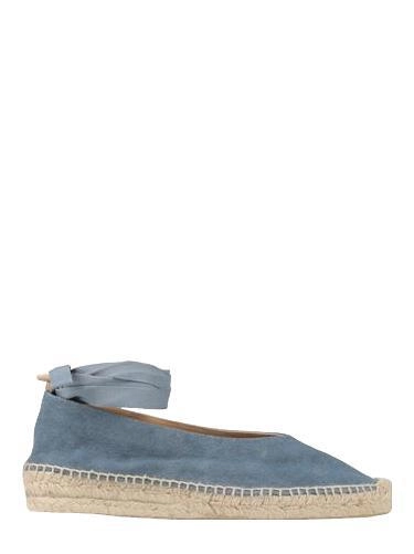 CastaÑer Espadrille Wedge Shoes - Light Blue