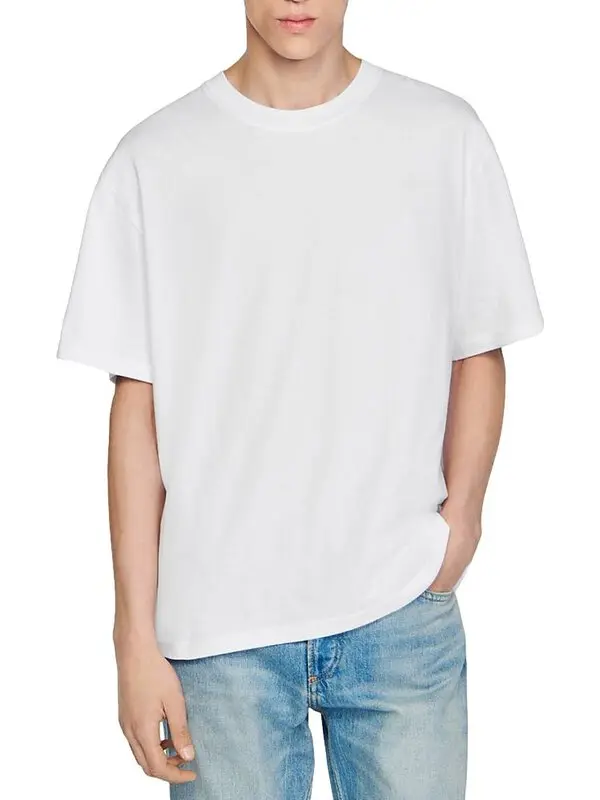 Sandro Logo Sleek Tee - White