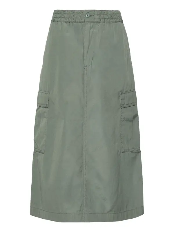 Carhartt Work In Progress Jet Cargo Midi Skirt - Green