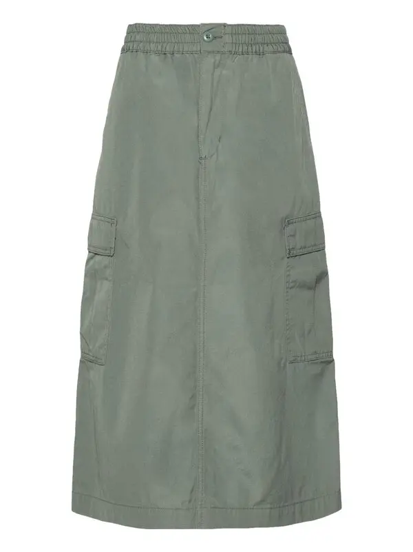 Carhartt Work In Progress Jet Cargo Midi Skirt - Green