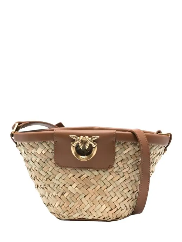 Pinko Love Summer Crossbody Bag - Neutrals