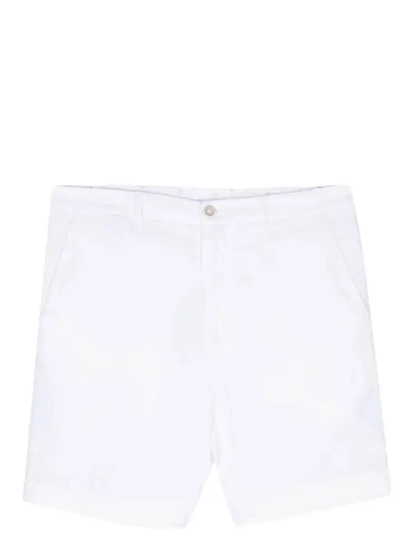 120% Lino Chino Shorts - White