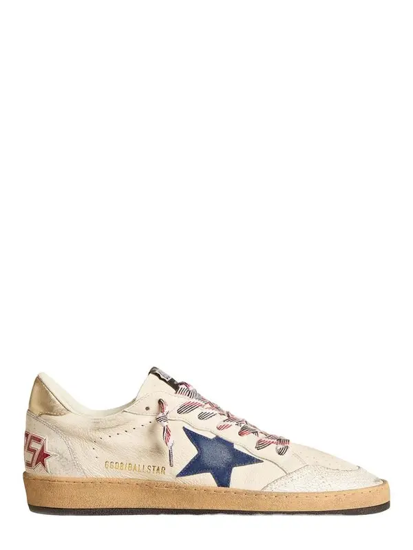 GOLDEN GOOSE Ball Star Leather Sneakers - Neutrals