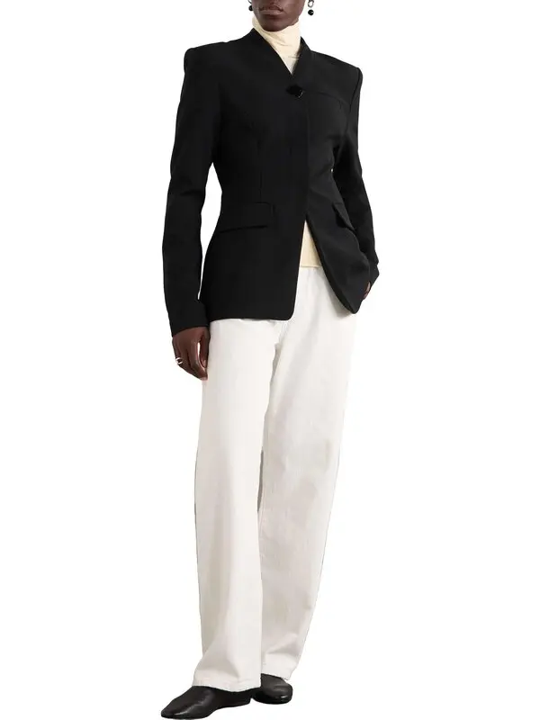 Tove Selena Crepe Blazer - Black