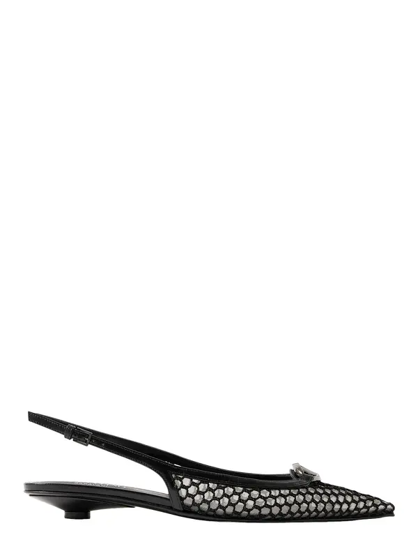 Valentino Garavani Vlogo Moon Slingback Pumps - Black