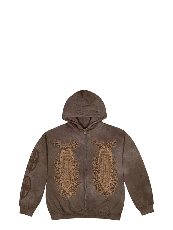 CACTUS JACK BY TRAVIS SCOTT God's Country Zip Hoodie - Brown