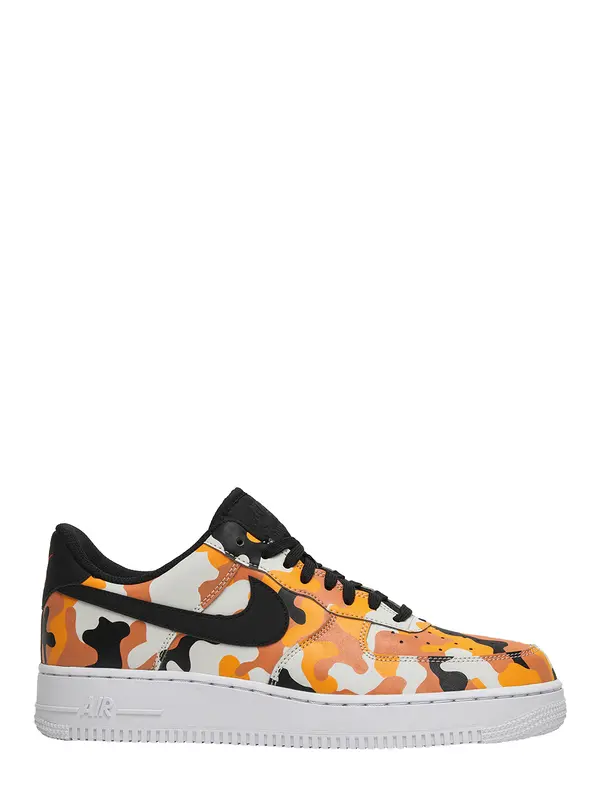 Nike Air Force 1 07 Lv8 Camo Sneakers - Orange