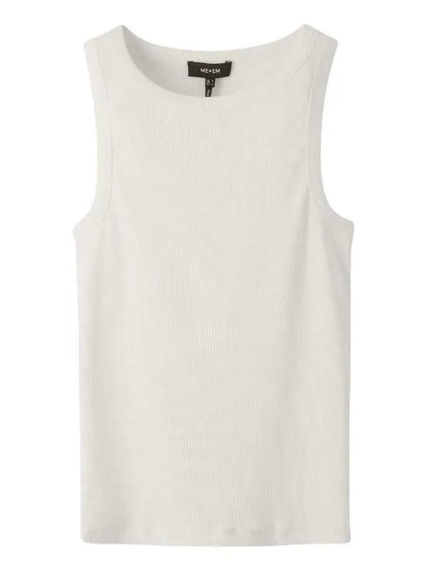 ME+EM Ultimate Crew Neck Tank - Bright White