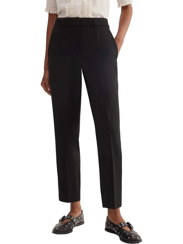 ME+EM Slim Crop Forever Tux Trousers - Black