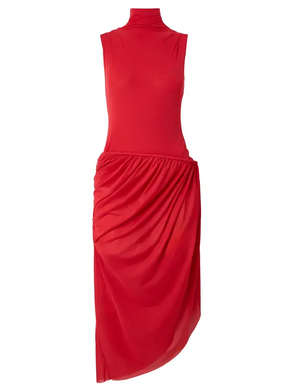 Christopher Esber Cutout Draped Maxi Dress - Red